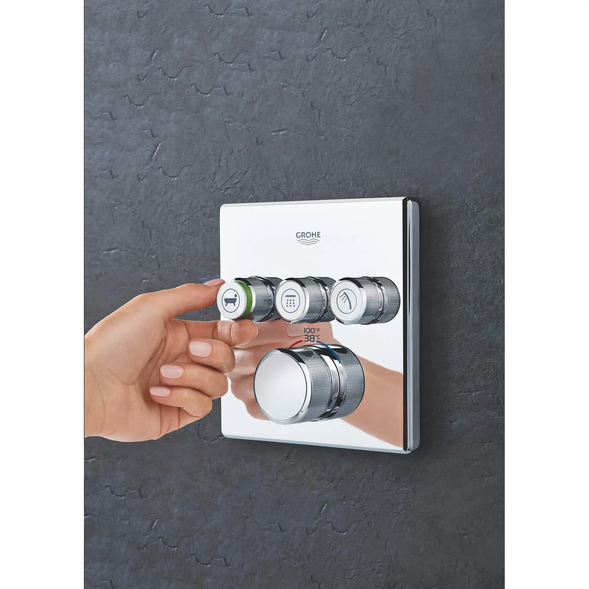 Triple Function Thermostatic Valve Trim - GROHE